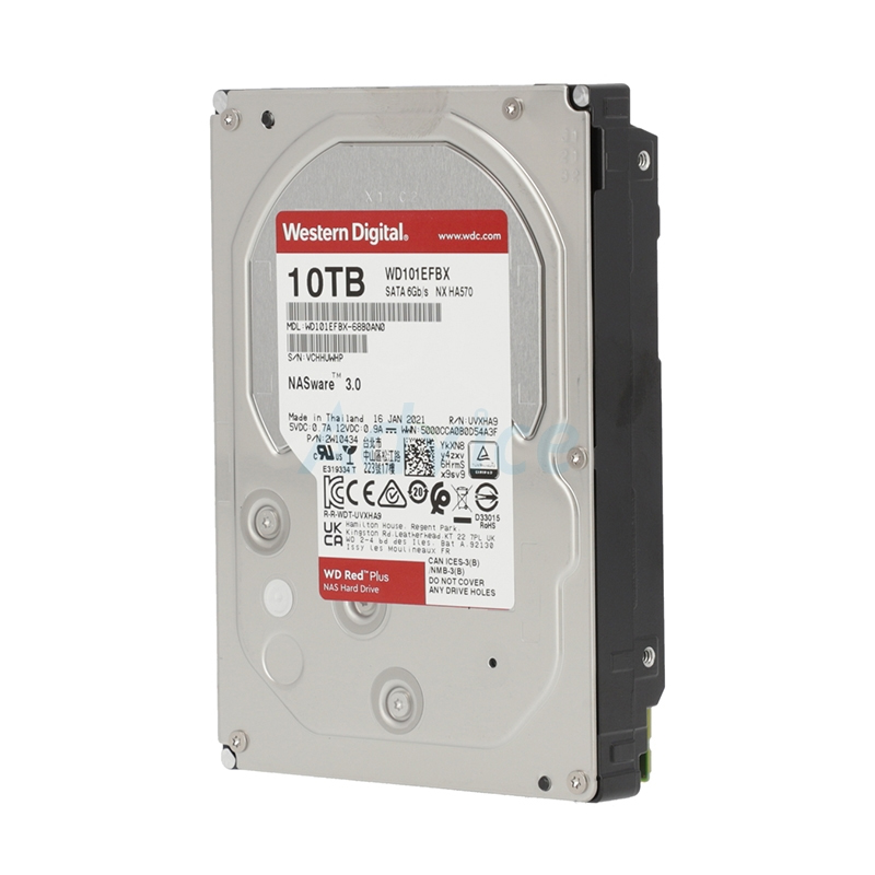 10 TB HDD WD RED PLUS NAS (7200RPM, 256MB, WD101EFBX) - SuperTstore