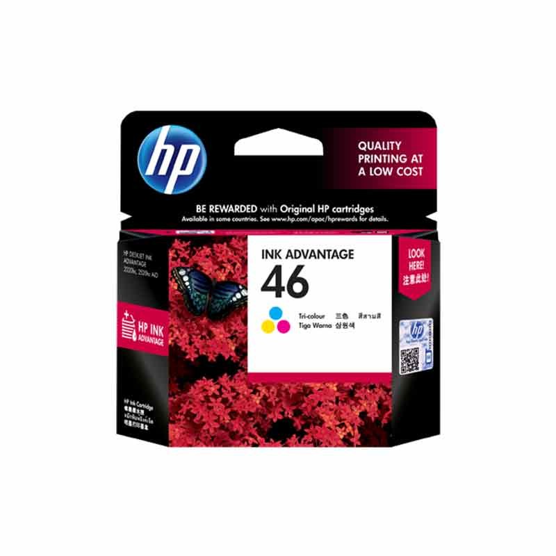 HP 46 Tri-color Original Ink Advantage Cartridge (CZ638AA) - SuperTstore