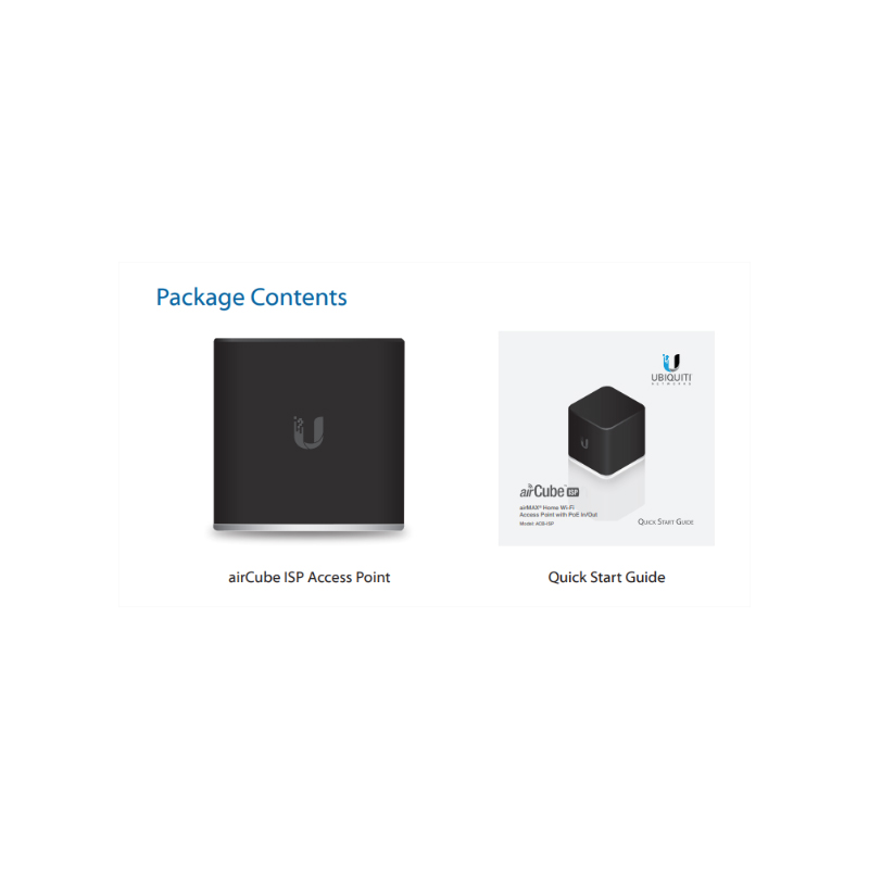 Ubiquiti airCube ISP (ACB-ISP) Home Wi-Fi Access Point N MIMO,4 Port ...