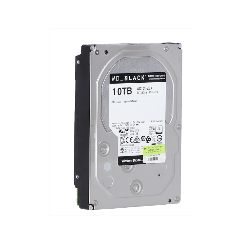 WD 10 TB 3.5" HDD BLACK - 7200RPM SATA3 (ฮาร์ดดิสก์ 3.5 นิ้ว ...