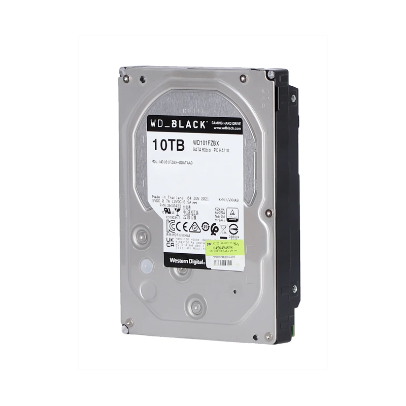 WD 10 TB 3.5" HDD BLACK - 7200RPM SATA3 (ฮาร์ดดิสก์ 3.5 นิ้ว ...