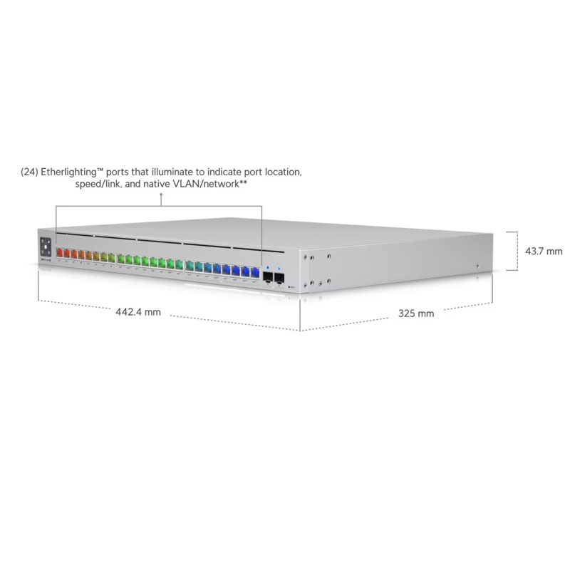 UBIQUITI USW-Pro-Max-24-PoE ( 400W ) : Advanced 24-Port Layer 3 Switch ...