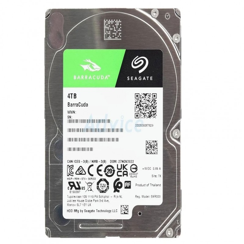 4 TB HDD (NOTEBOOK) SEAGATE BARRACUDA (5400RPM, SATA-3, ST4000LM024 ...