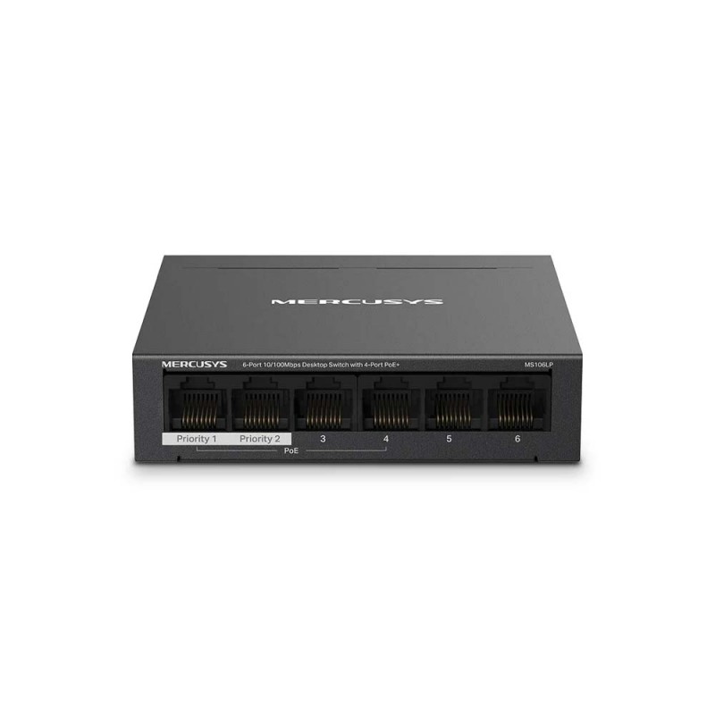 Switching Hub 6 Port MERCUSYS (MS106LP) 6 Port (4-Port PoE)(4 ...