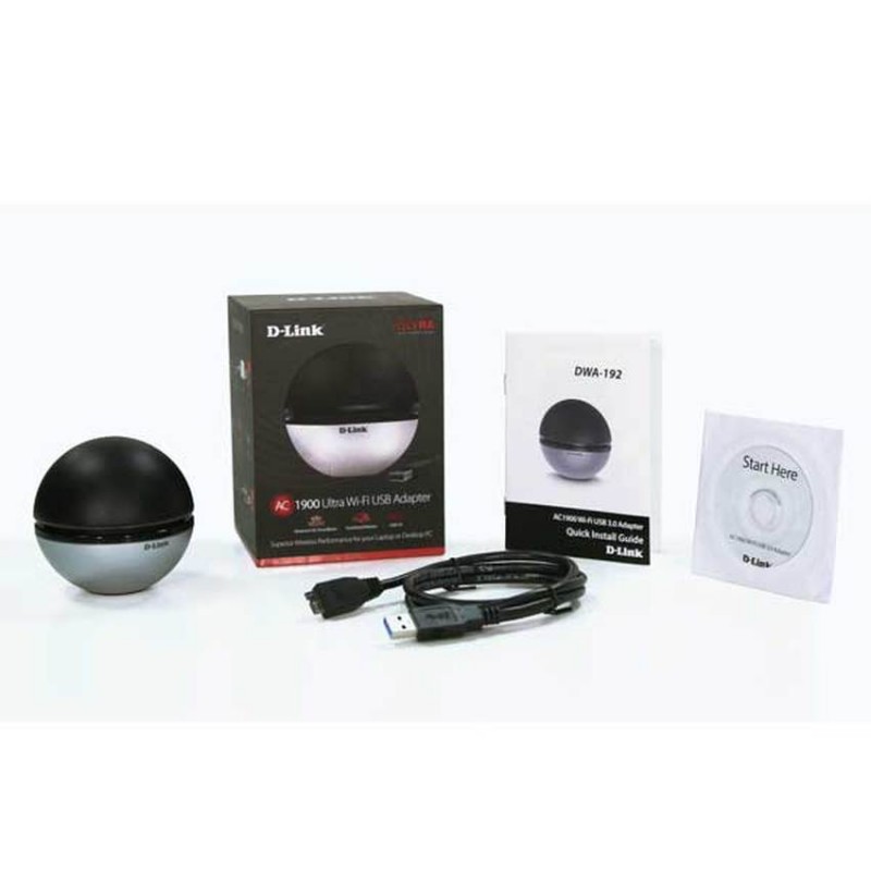 D-Link Wireless AC1900 Dual-band SmartBeam Adapter (DWA-192) - SuperTstore