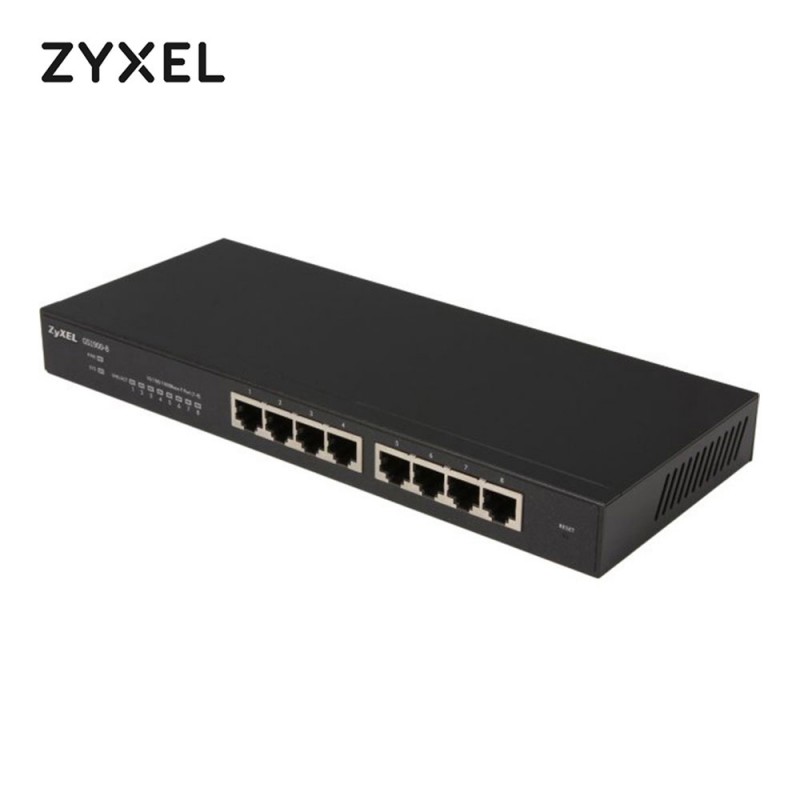 ZyXEL GS1900-8 : 8-Port Gigabit Smart Managed Desktop Switch - SuperTstore