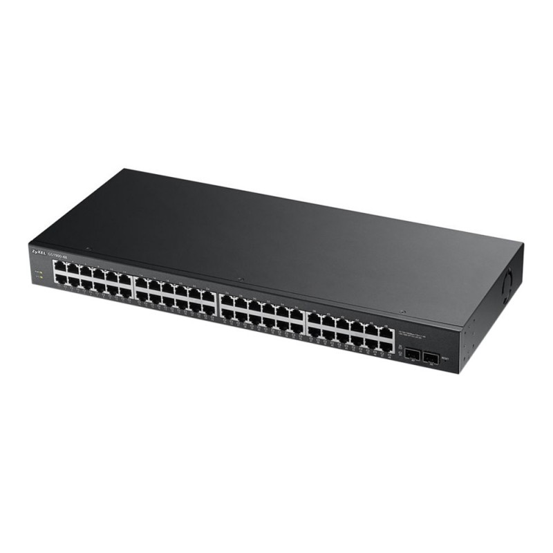 ZyXEL GS1900-48: 48-port Gigabit Smart Managed Switch with 2GbE Uplink ...