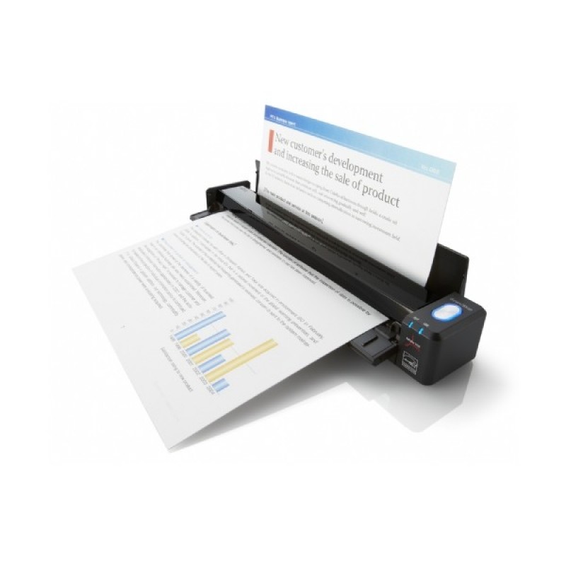 Fujitsu ScanSnap ix100 Wireless Mobile Scanner (Black) built-in Battery ...