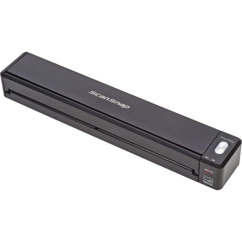 Fujitsu ScanSnap ix100 Wireless Mobile Scanner (Black) built-in Battery ...