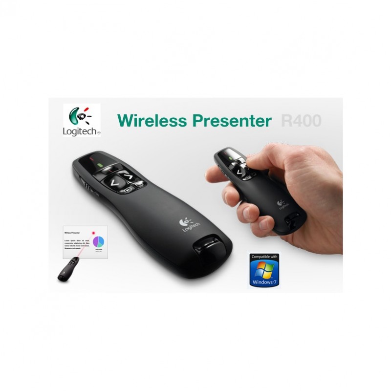 Logitech Wireless Presenter R400 - Black - SuperTstore