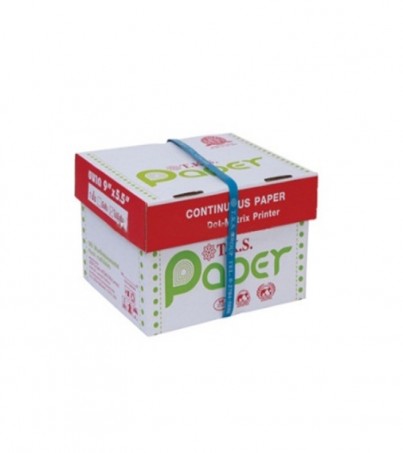 กระดาษต่อเนื่อง T.K.S. 9 x 5.5 / 1 ชั้น - SuperTstore