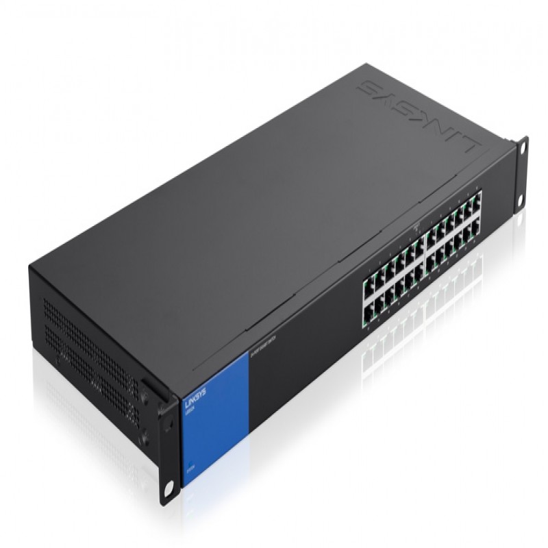 Linksys LGS124P-AP Unmanaged Switches PoE 24-port Gigabit - SuperTstore