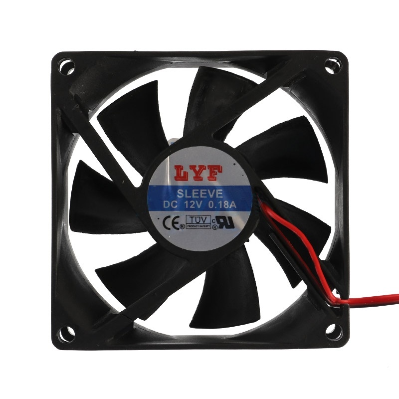 FAN CASE "8cm" (Black) - SuperTstore