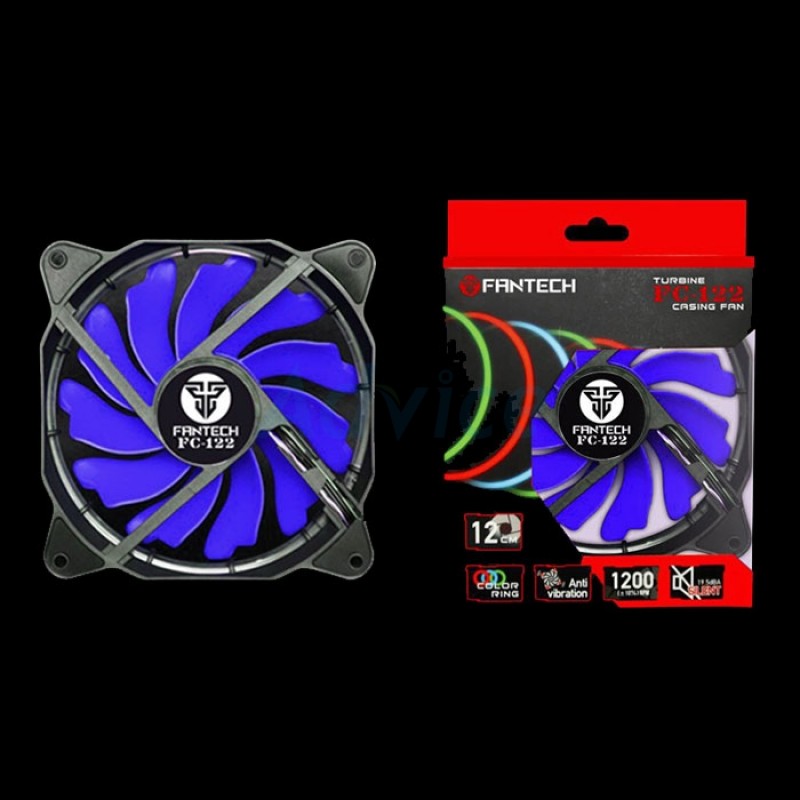 FANTECH FAN CASE 12cm (FC122) Blue - SuperTstore