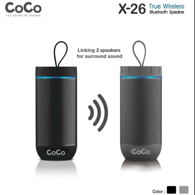 COCO X26 BLUETOOTH SPEAKER - Gray - SuperTstore