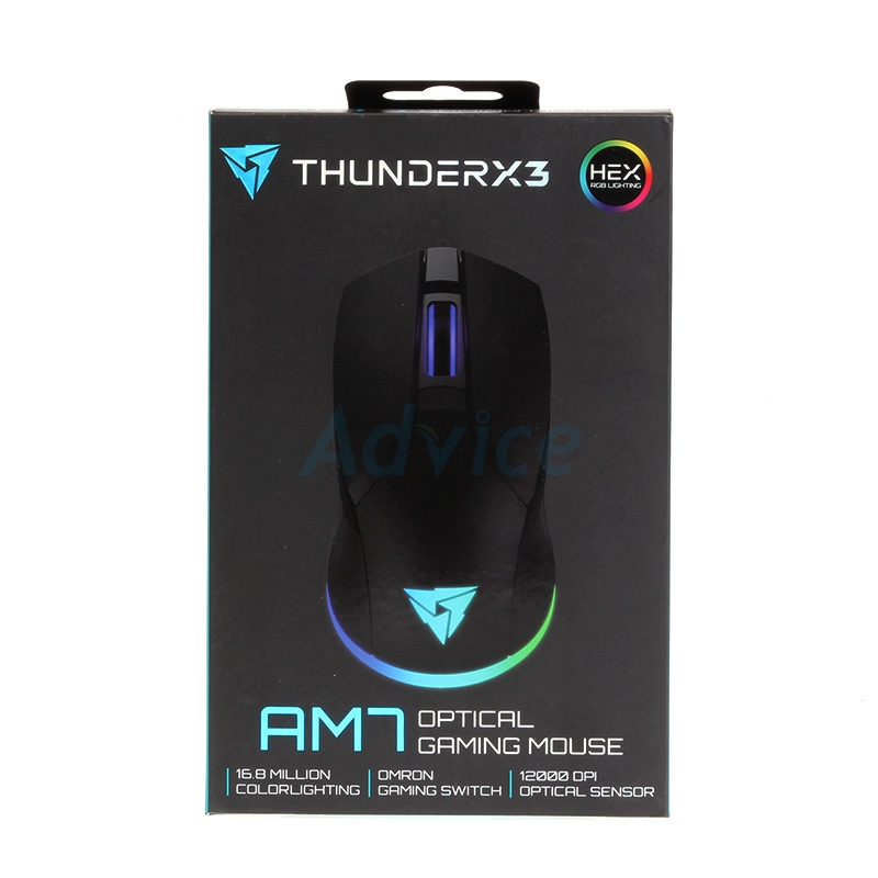 THUNDER X3 AM7 Hex (RGB) OPTICAL MOUSE - SuperTstore