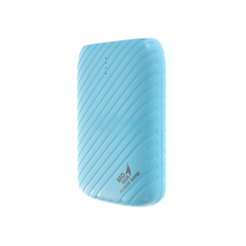 POWER BANK 8400 mAh "MD-TECH" (K02) Blue - SuperTstore