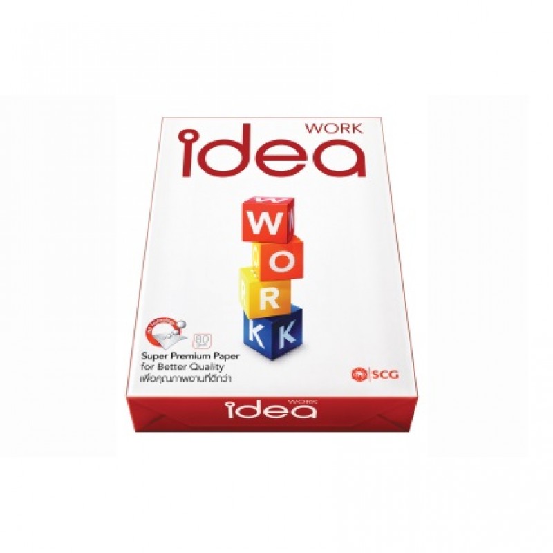 IDEA WORK COPY PAPER F14 80G/500sH (IDEA-F14WORK) - SuperTstore