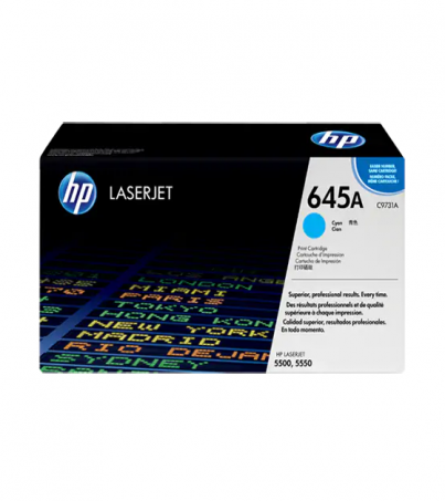 HP 645A Cyan Original LaserJet Toner Cartridge (C9731A) - SuperTstore