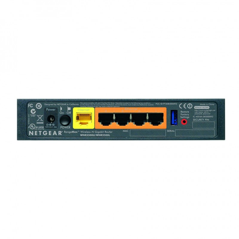 Netgear N300 WiFi Router Gigabit WNR3500L - SuperTstore