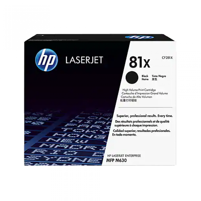 HP 81X High Yield Black Original LaserJet Toner Cartridge (CF281X ...