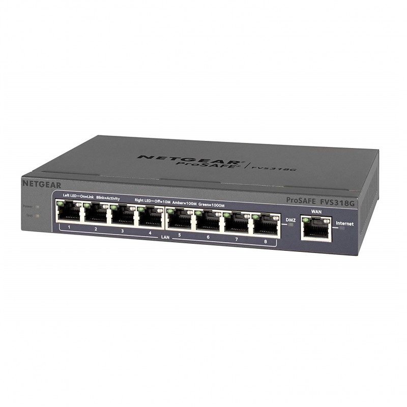 Netgear ProSafe 8-port Gigabit VPN Firewall (FVS318G) - SuperTstore