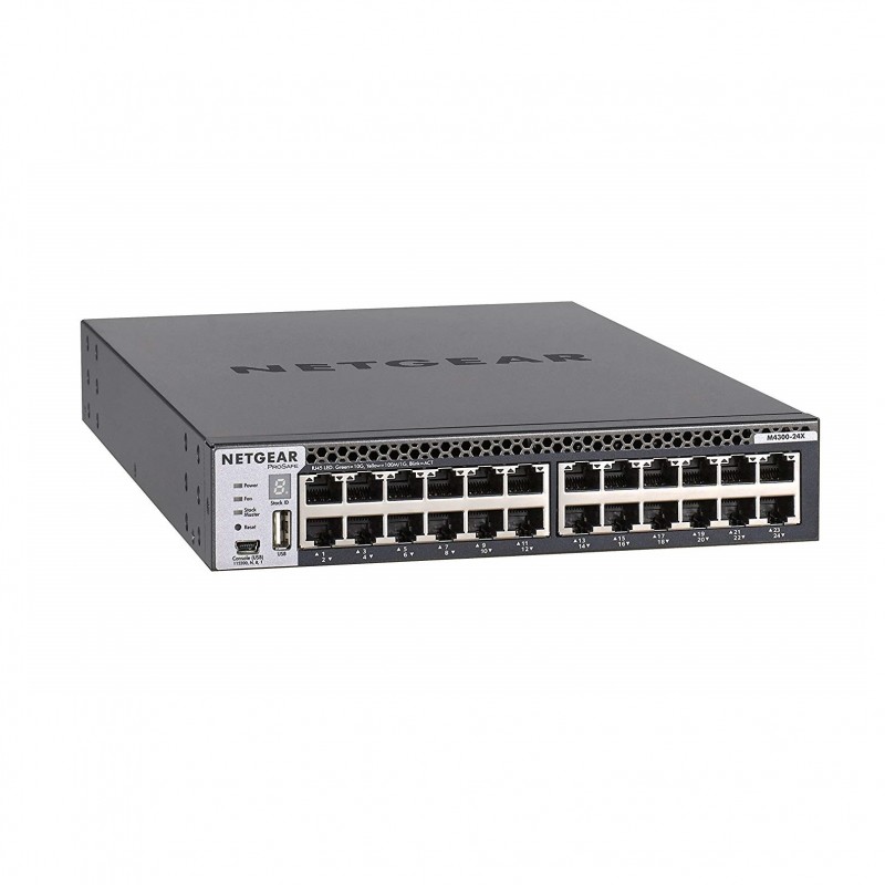 NETGEAR 24-Port Fully Managed Switch M4300-24X 24x (XSM4324CS ...