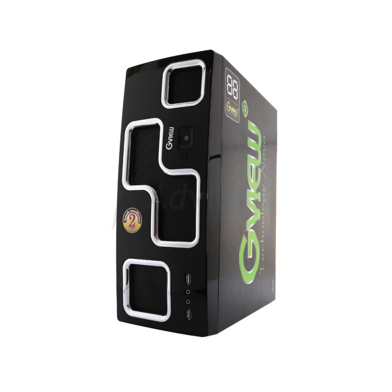 ATX Case GVIEW Game (Black) - SuperTstore