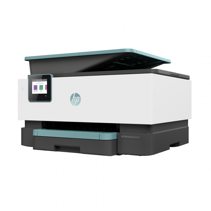 HP OfficeJet Pro 9018 AiO Printer สีฟ้าเทา (3UK85D) ** By order 45 ...