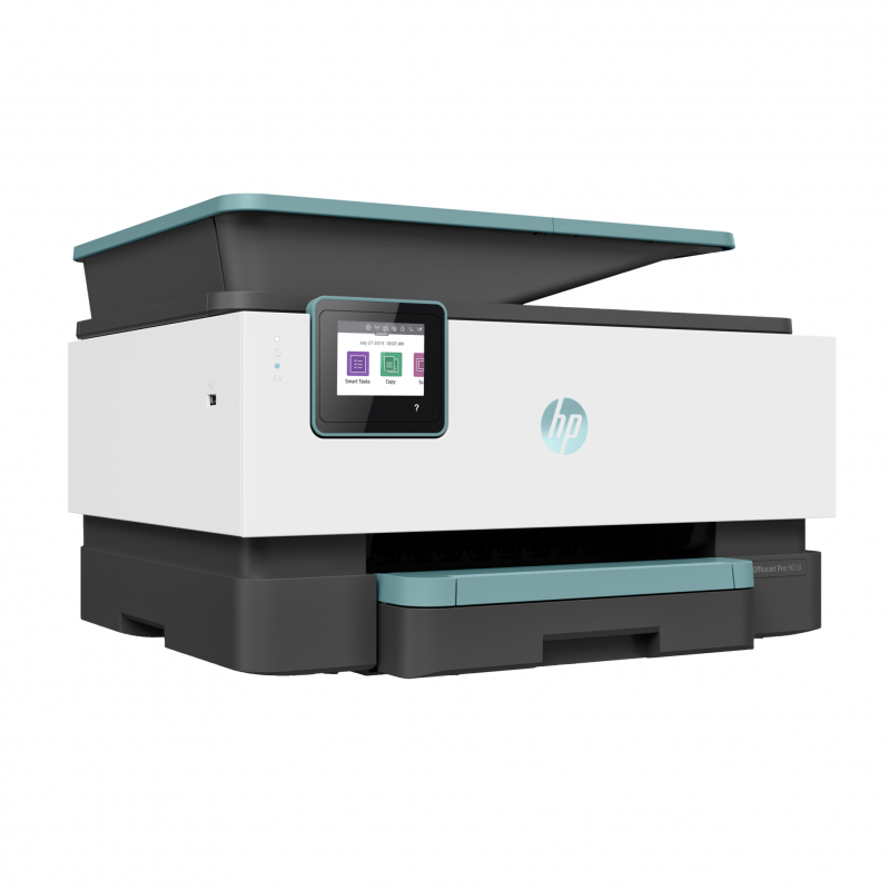 HP OfficeJet Pro 9018 AiO Printer สีฟ้าเทา (3UK85D) ** By order 45 ...