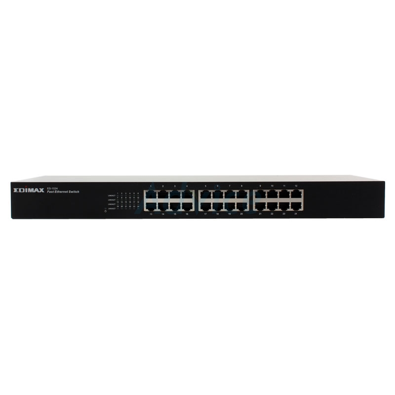 EDIMAX ES-1024 Fast Ethernet Rack-mount Switching Hub 24 Port (17-inch ...