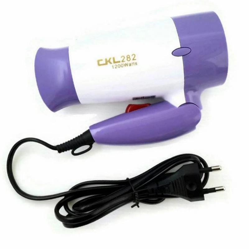 Ckl twosister ไดร์พกพา 1,200 watt รุ่น 282- สีม่วง/ขาว - SuperTstore