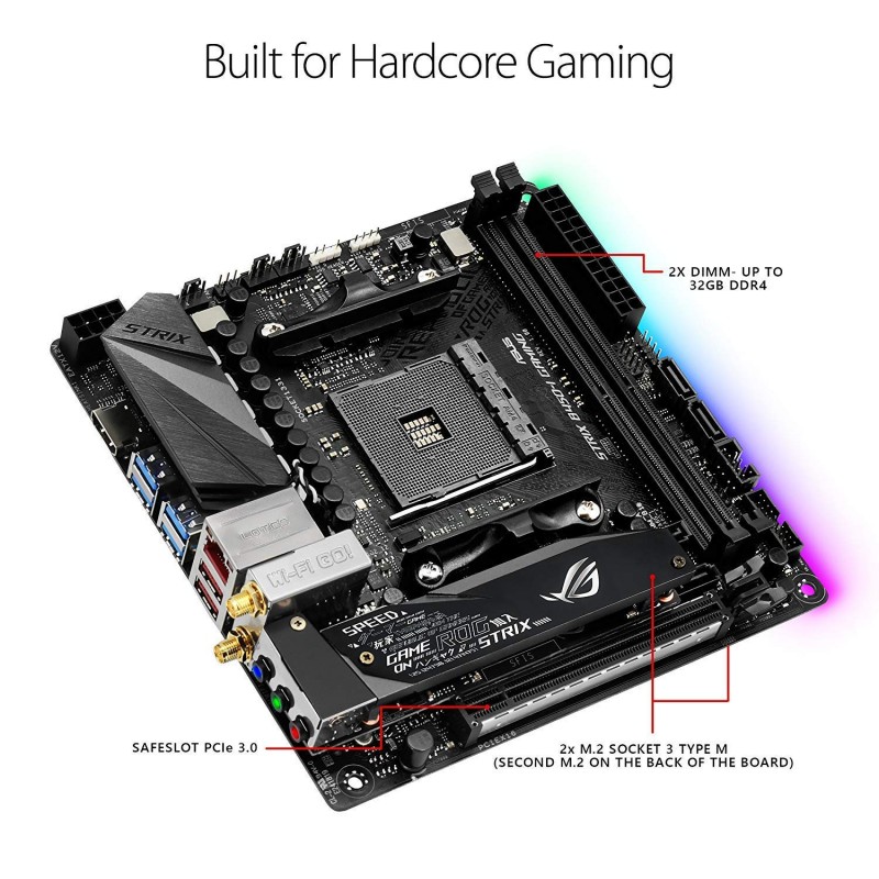 ASUS ROG STRIX B450-I GAMING B450 AM4 - SuperTstore