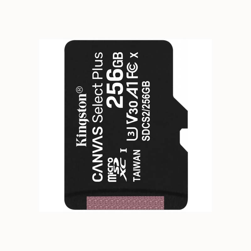 KINGSTON CANVAS SELECT PLUS 256 GB MICRO SD CARD (SDCS2/256GB) - SuperTstore