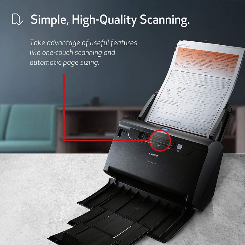 Canon imageFORMULA (DR-C230) Office Document Scanner (Black) - SuperTstore