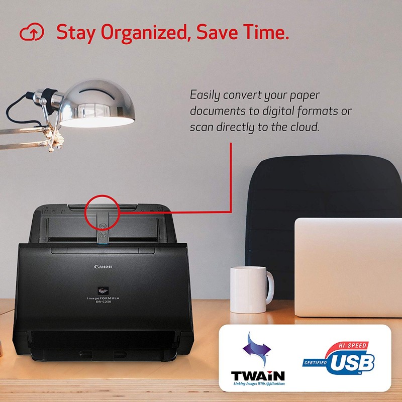 Canon imageFORMULA (DR-C230) Office Document Scanner (Black) - SuperTstore